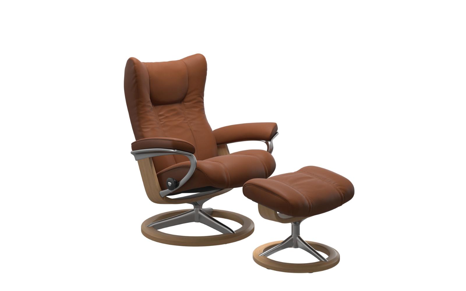 Stressless Wing lænestol med Signature stel | Mobler.dk